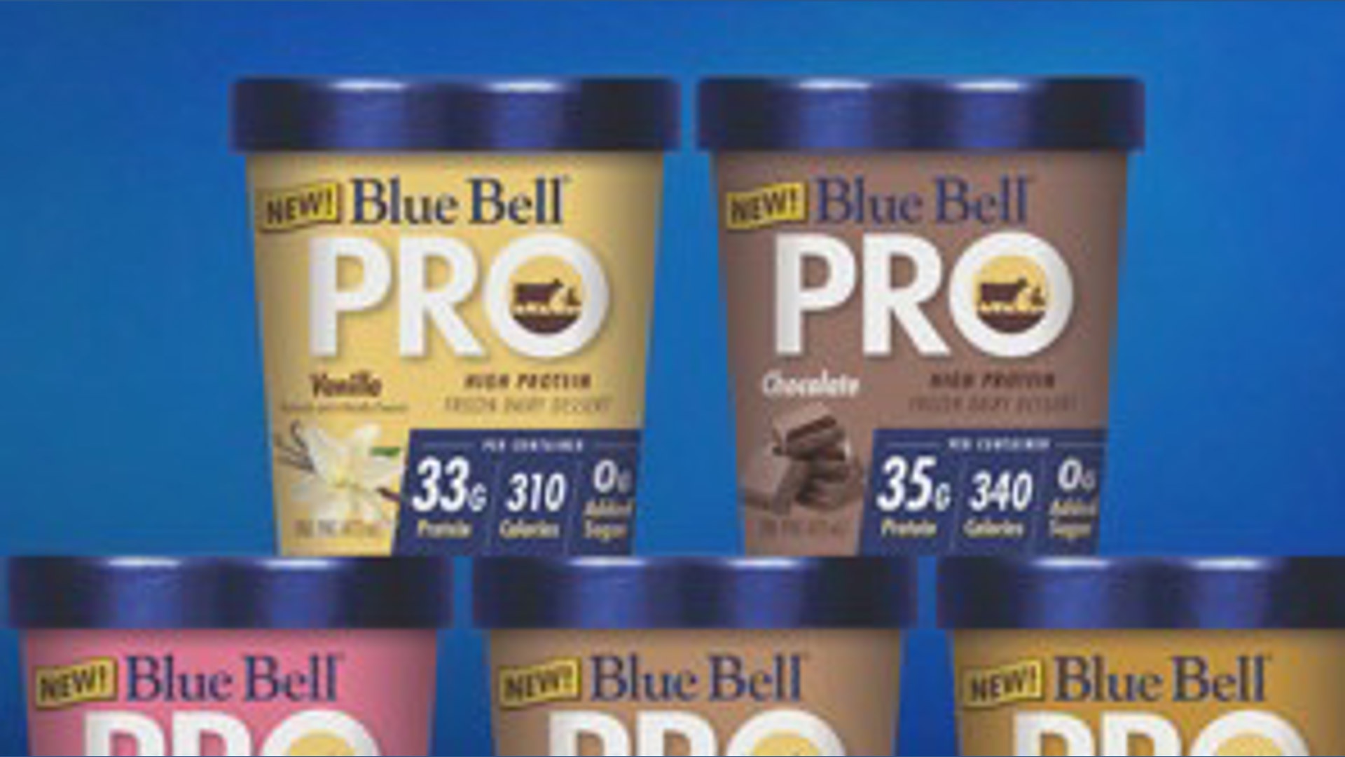 Blue Bell to release protein-packed pints in 5 flavors