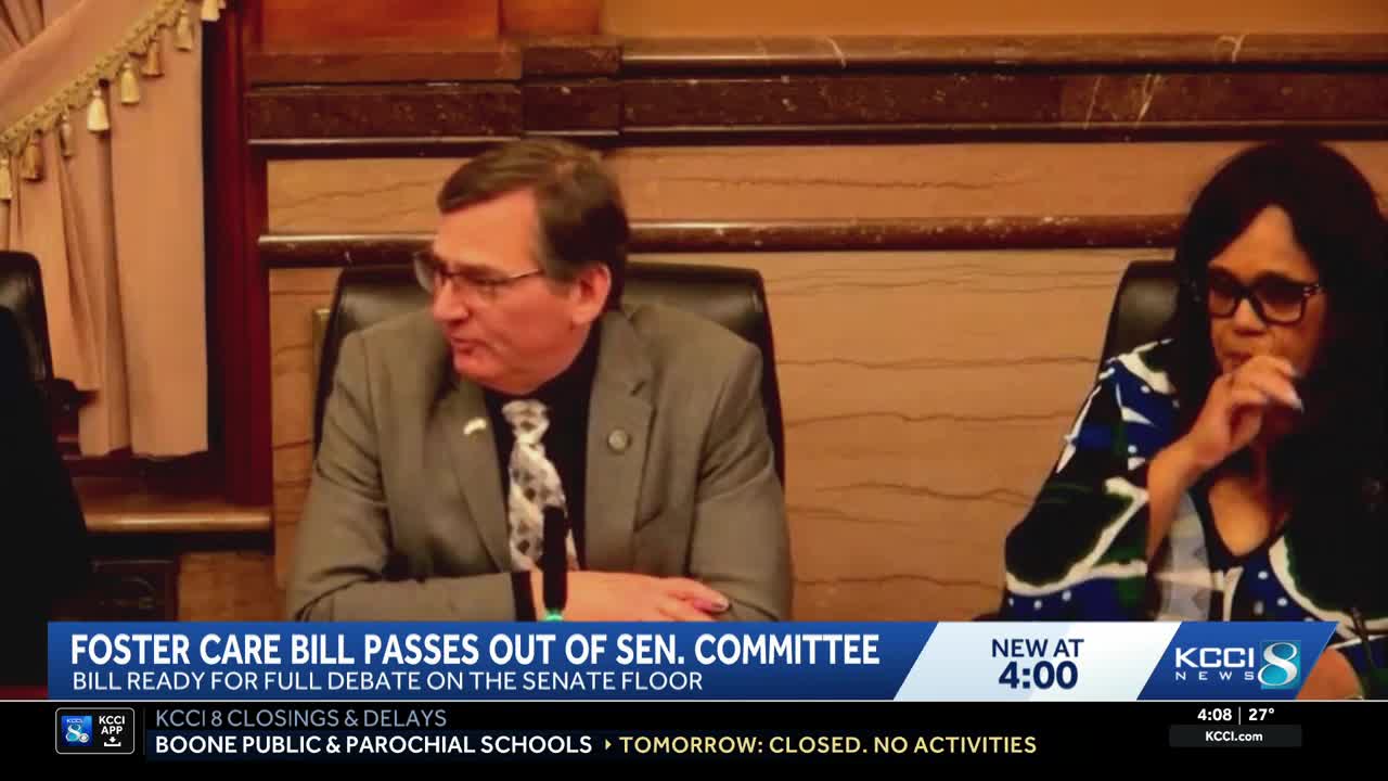 Bill easing foster care training requirements moves to Iowa Senate floor