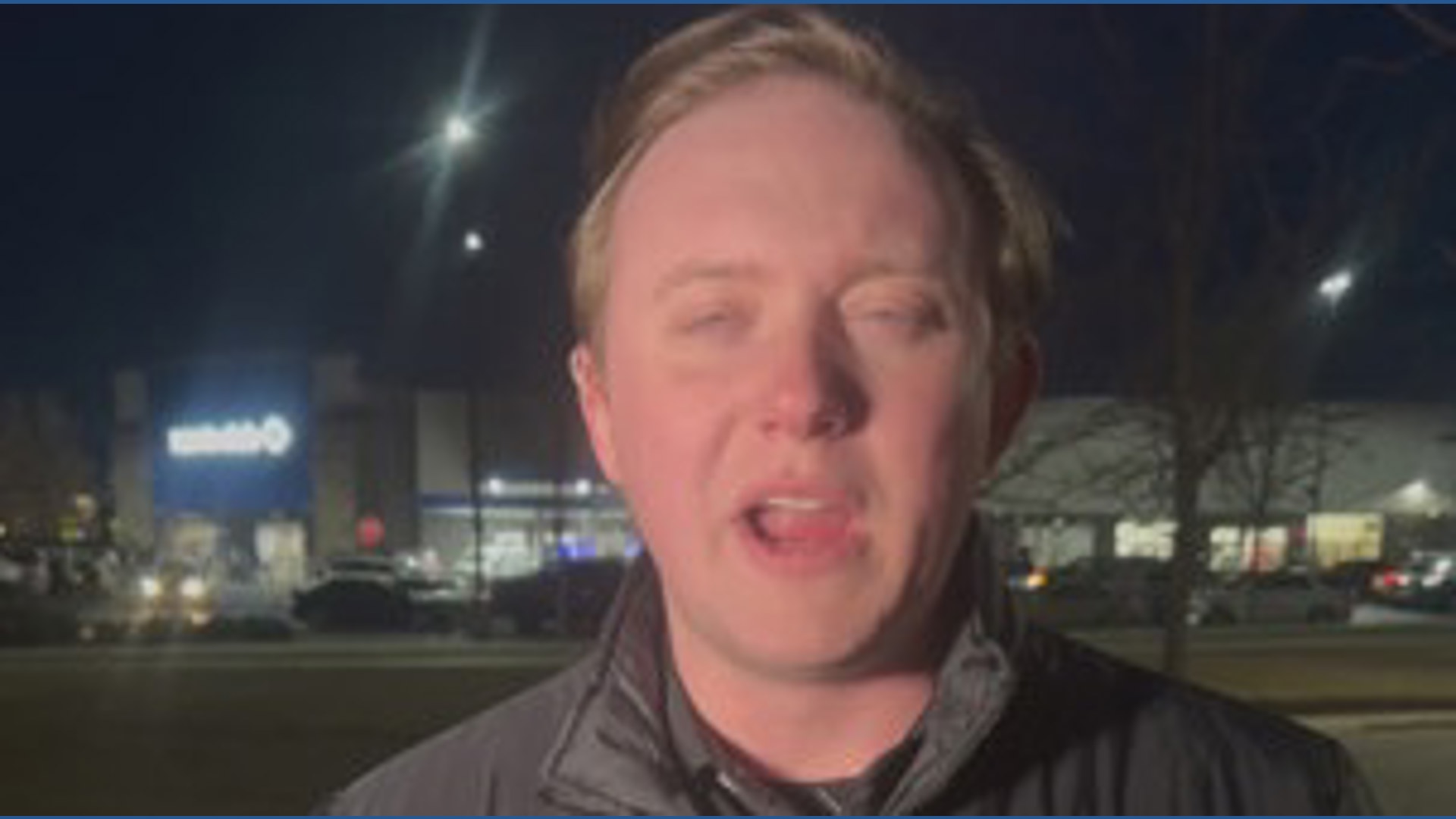 Shopping rush ahead of winter storm