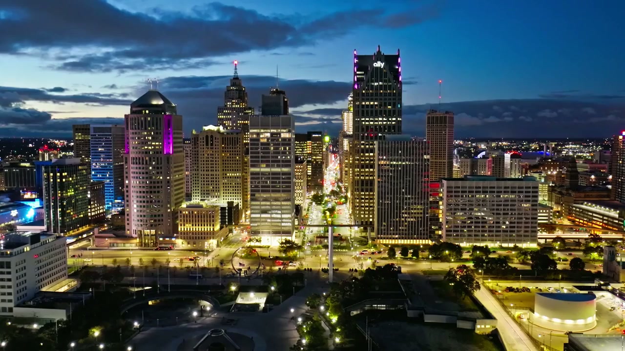 Detroit, Michigan : La renaissance de Motor City vue par un drone