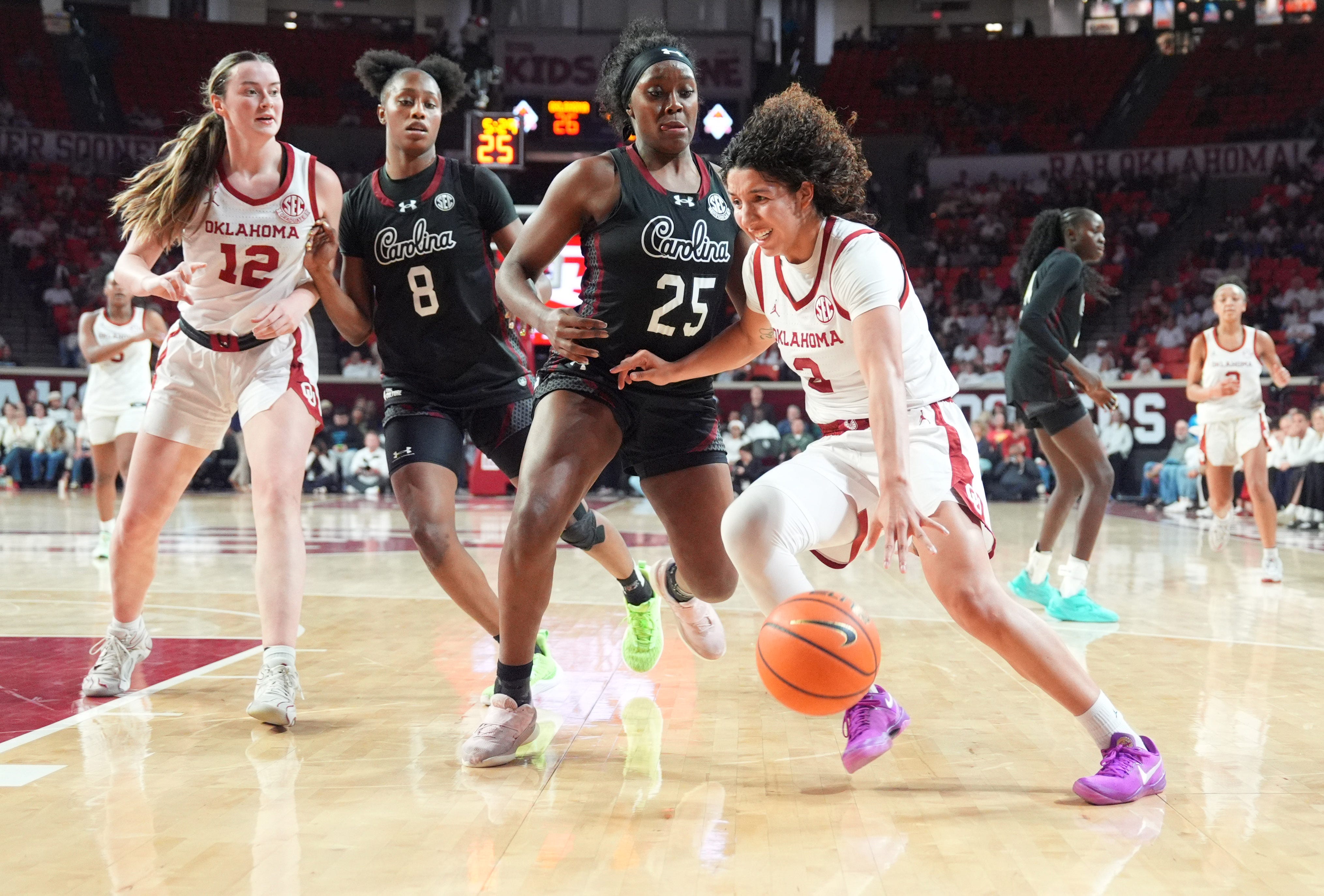 South Carolina women's basketball upset by Oklahoma, Aaliyah Chavez in OT