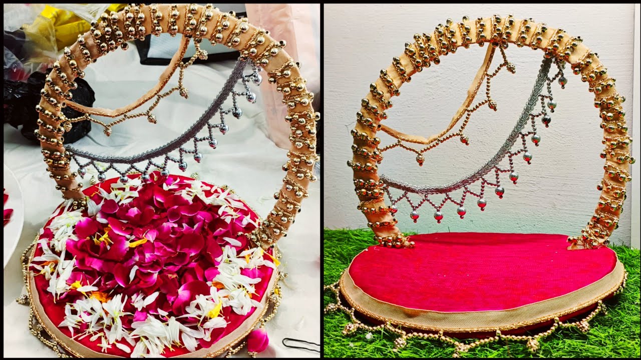 DIY ring ceremony platter and thali decoration ideas