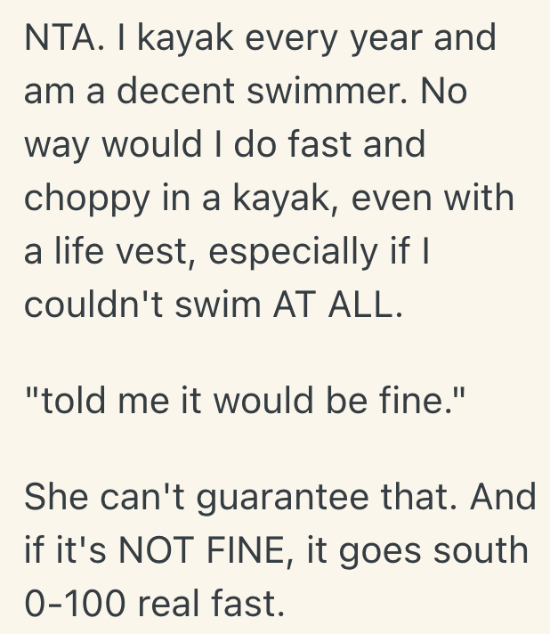 Dad invites his adult kids and their spouses on a kayaking trip, but he ...