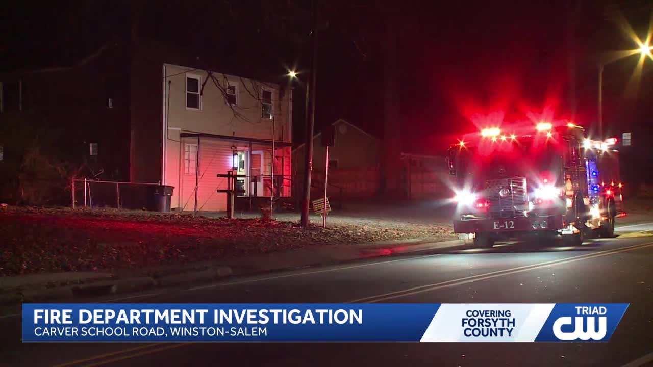 Fire crews work to douse flames from building on Carver School Road in ...