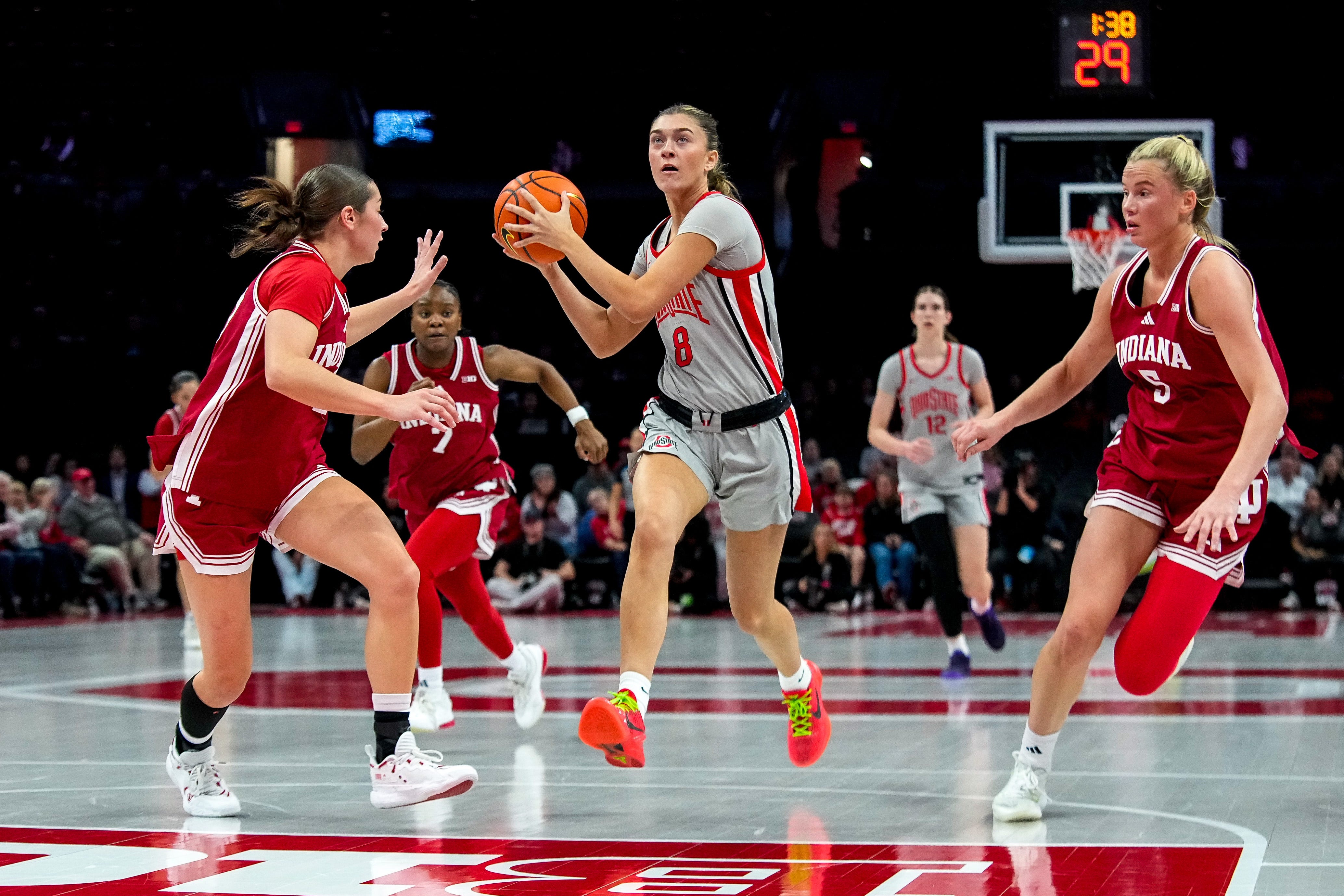 No. 12 Ohio State women's basketball overcomes Indiana for Big Ten win