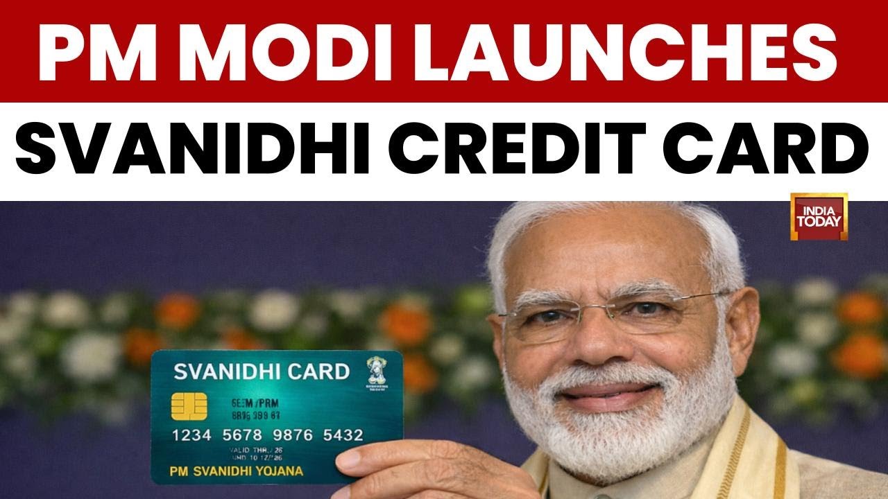 Narendra Modi launches PM SVANidhi credit card for street vendors in ...