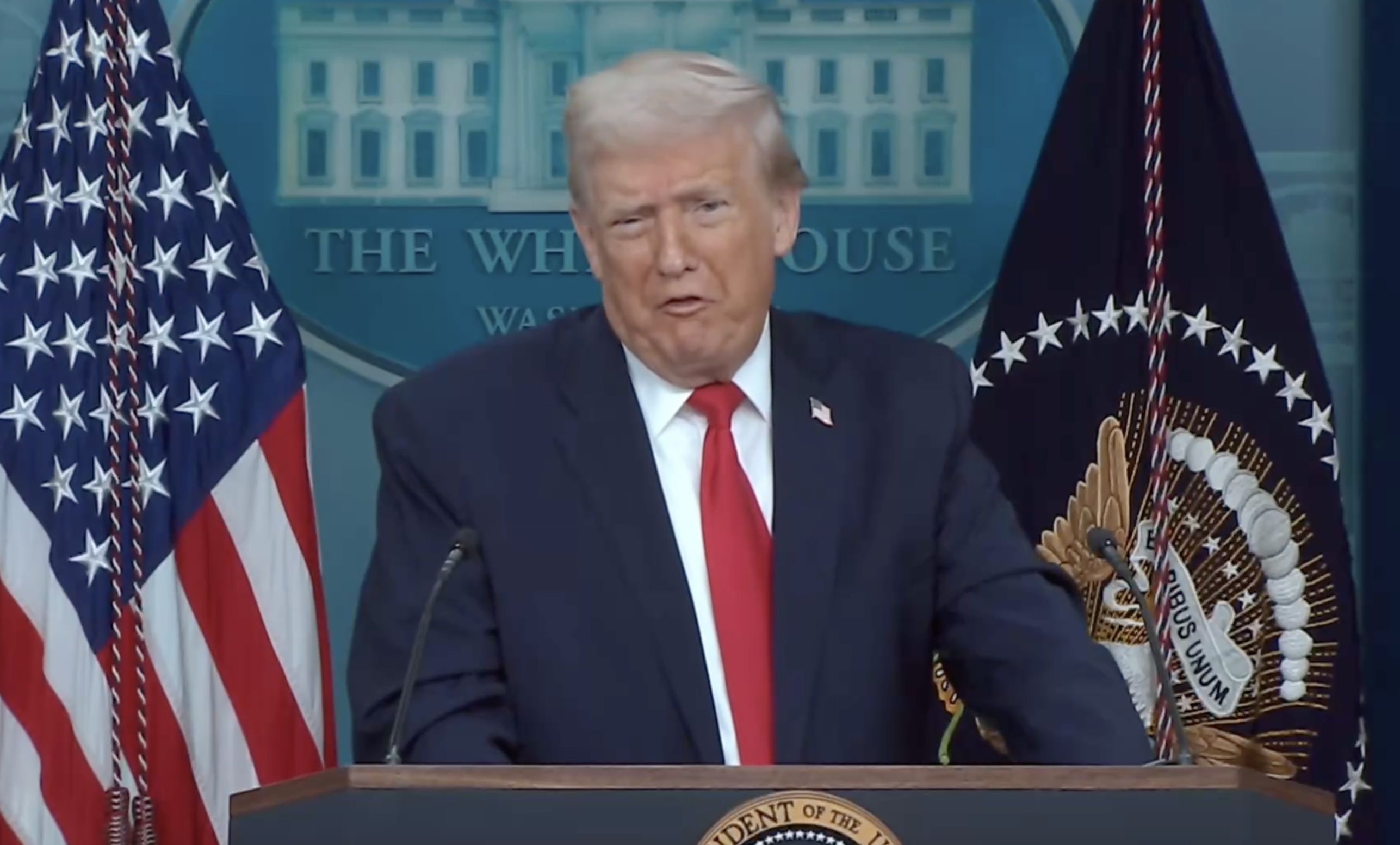 'We have tremendous national security because of tariffs': Trump ...