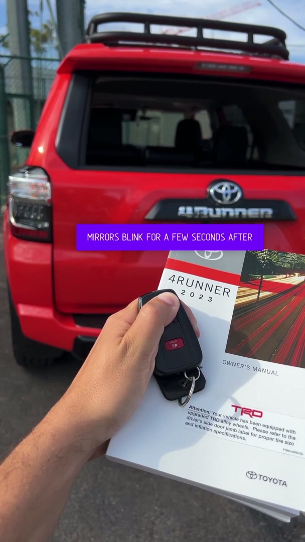 2023 4Runner TRD Pro remote start features