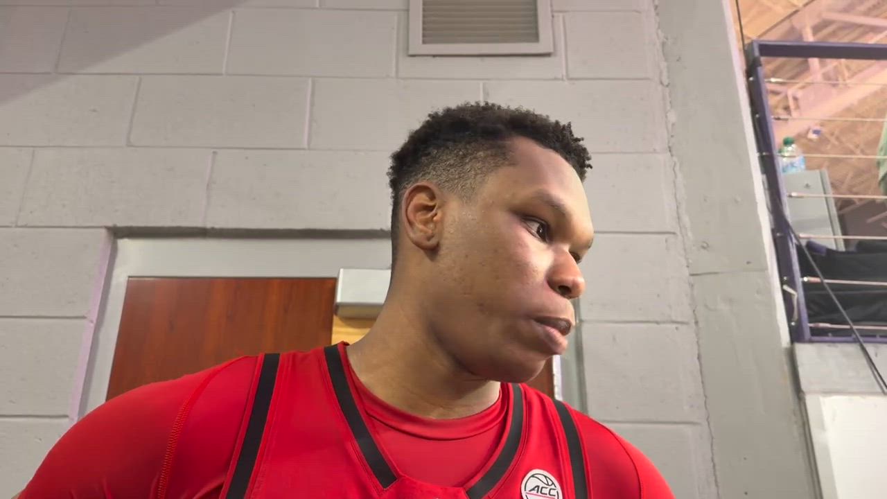 NC State forward Ven-Allen Lubin breaks down monster outing in win over ...