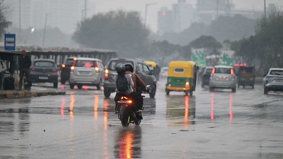 Delhi AQI: First rains of 2026 bring relief from toxic air, AQI ...