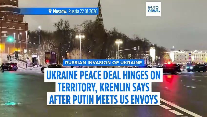 Ukraine peace deal hinges on territory, Kremlin says after Putin meets ...