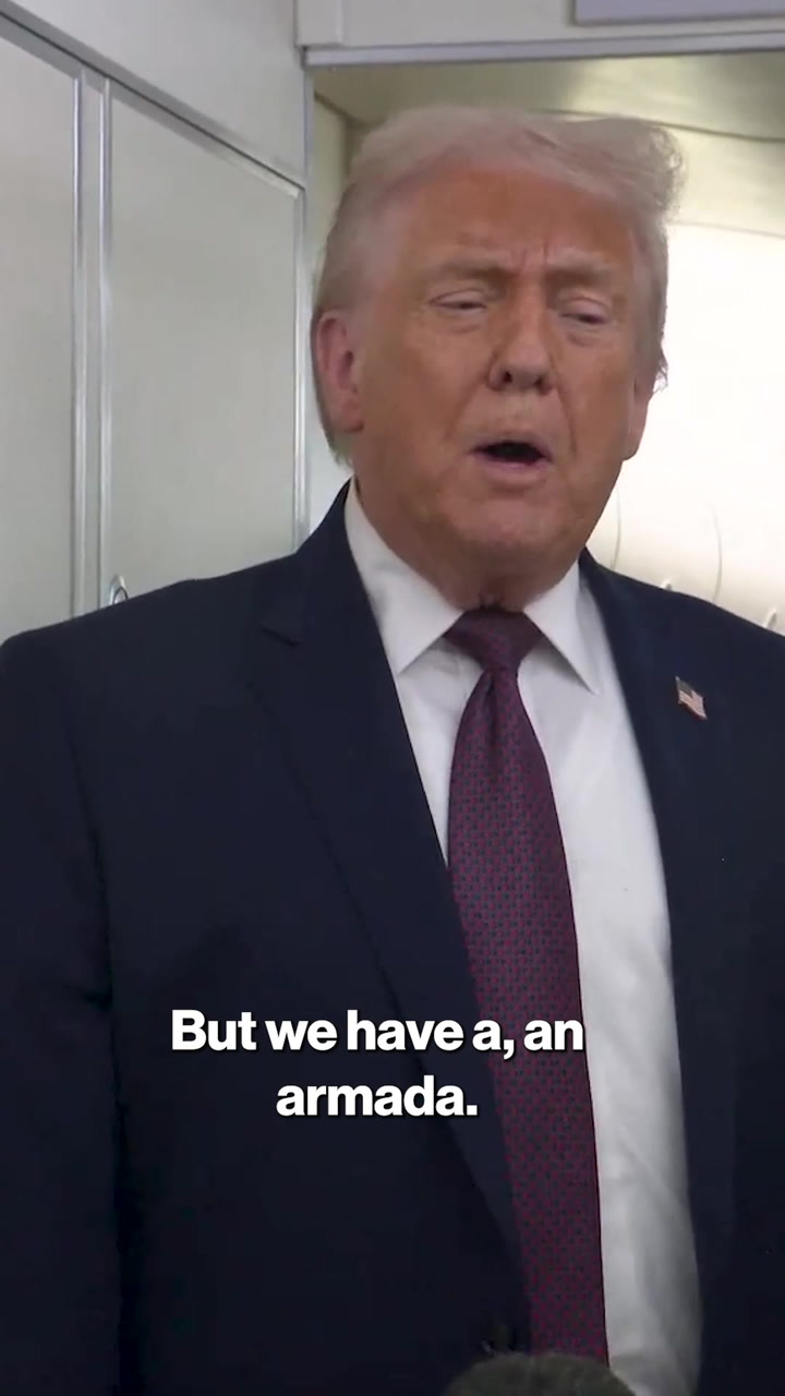 Trump says US has an “armada” headed toward Iran