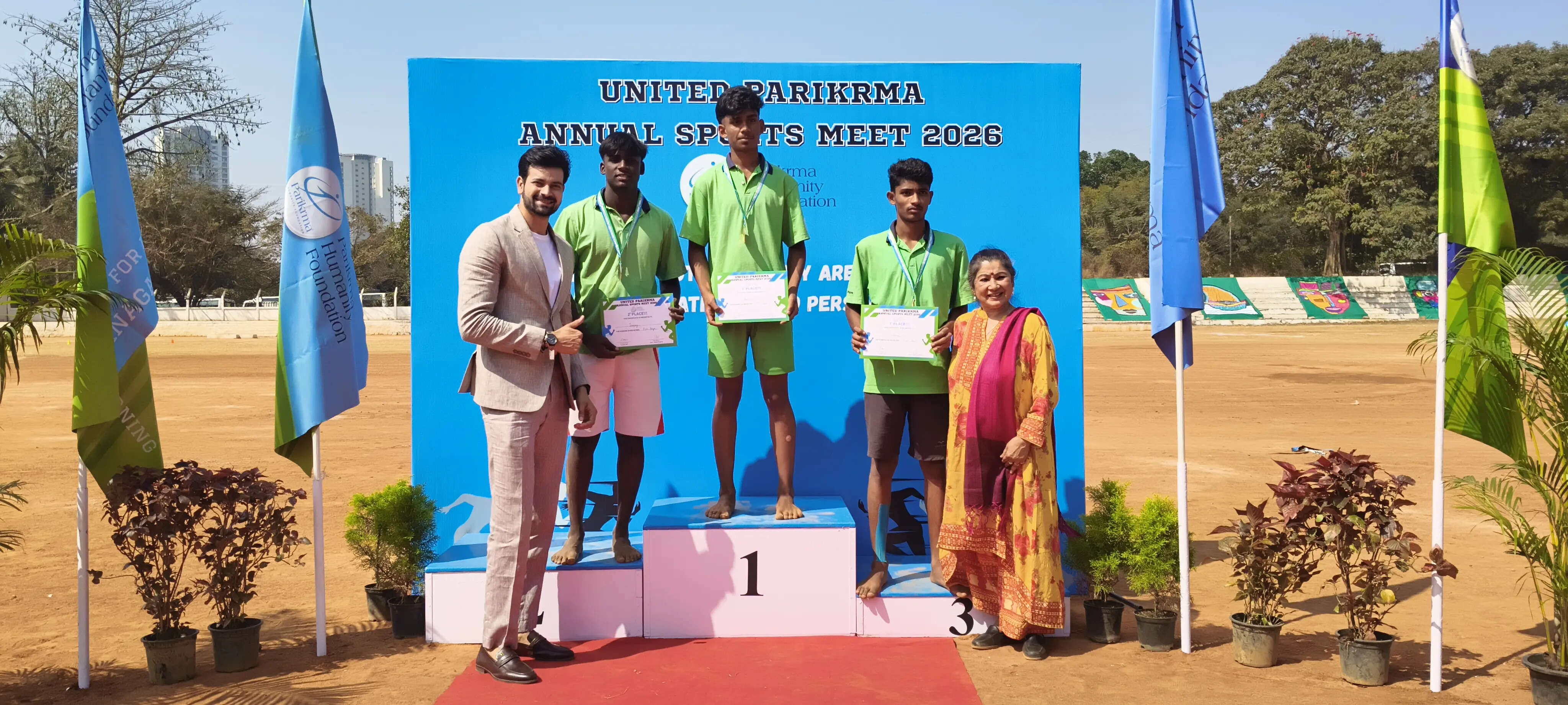 Mr India World 2025 Shevam Singh attends United Parikrma annual sports ...