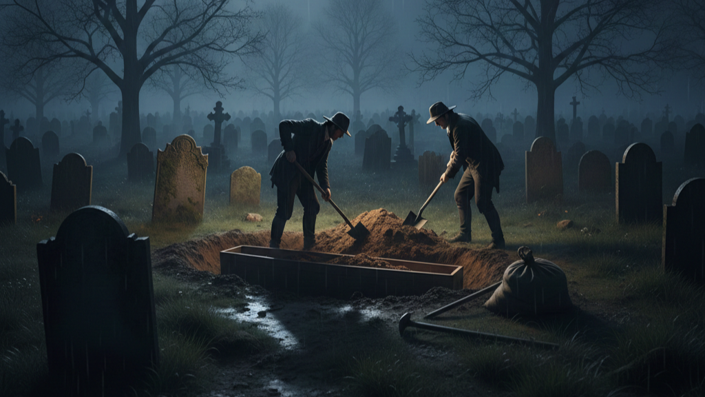 This was the business of digging up the dead