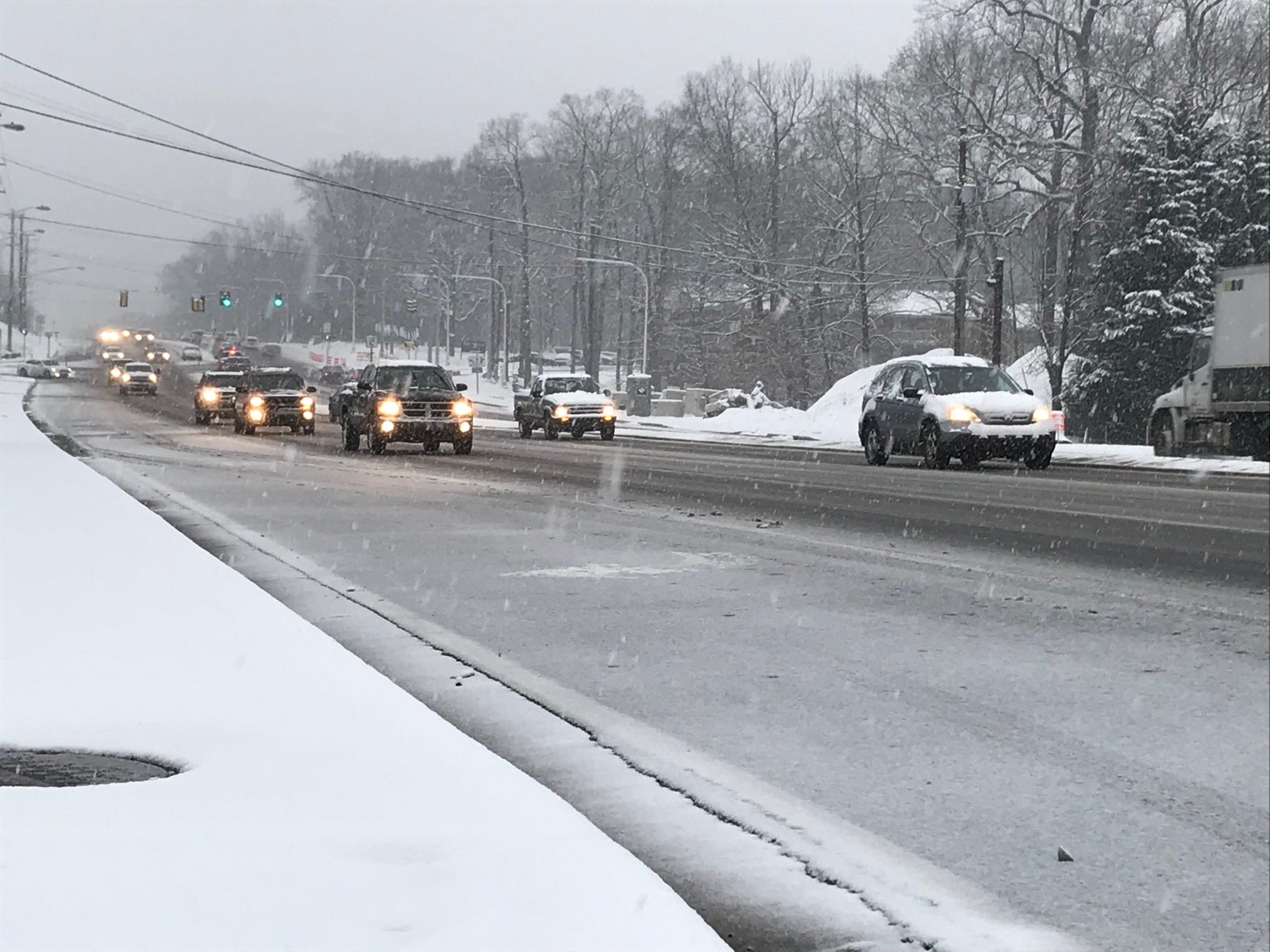 Level 1 driving warning issued. Don't drive unless you absolutely must