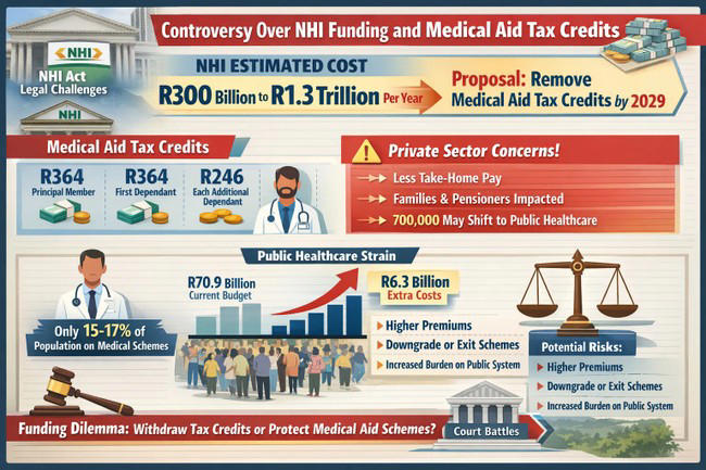 Removing medical aid tax credits could backfire on NHI funding plans