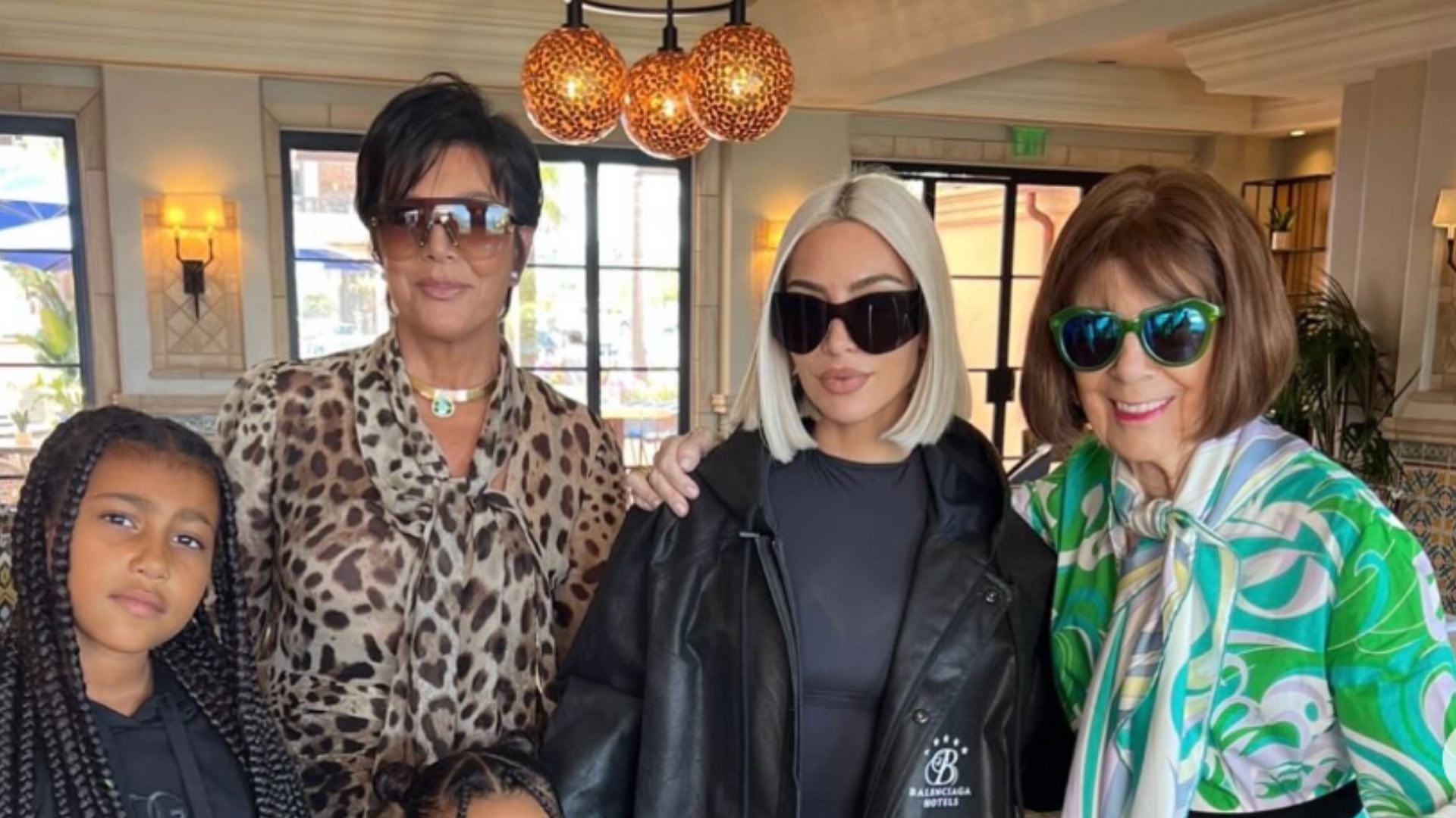 Head-to-toe leather: Kim Kardashian sets the style at 45