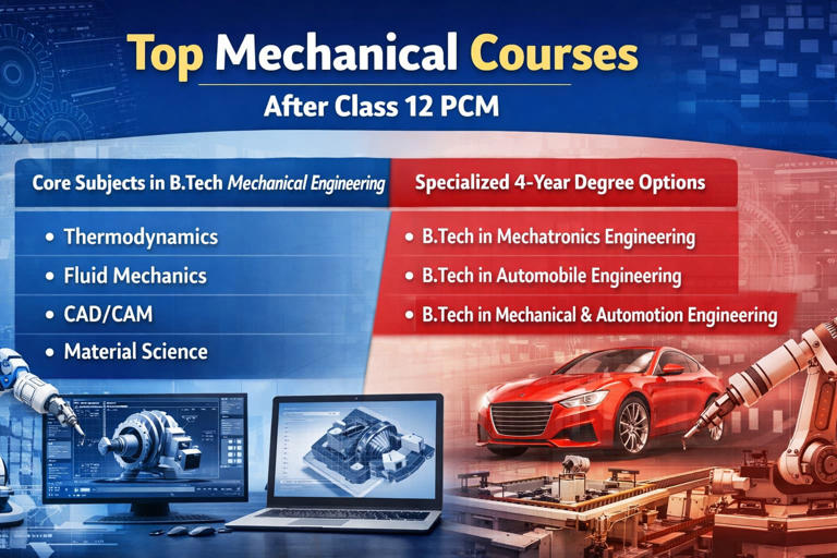ABP course guide: Top mechanical courses to pursue after class 12 PCM