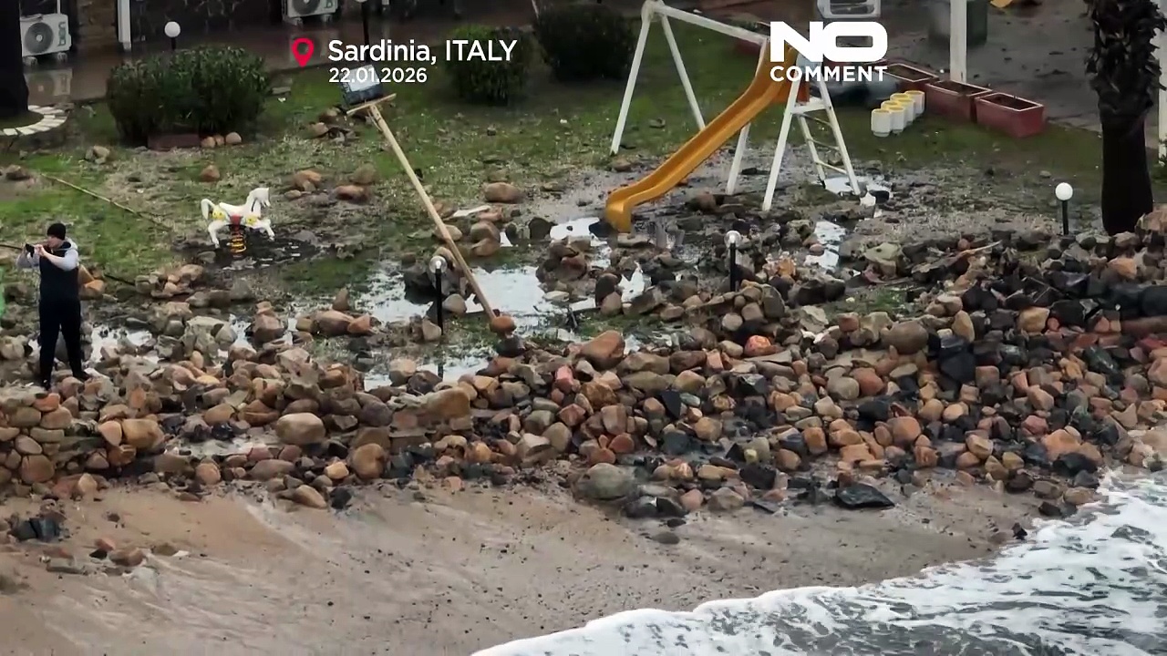 Cyclone Harry causes major damage across Sardinia, southern Italy