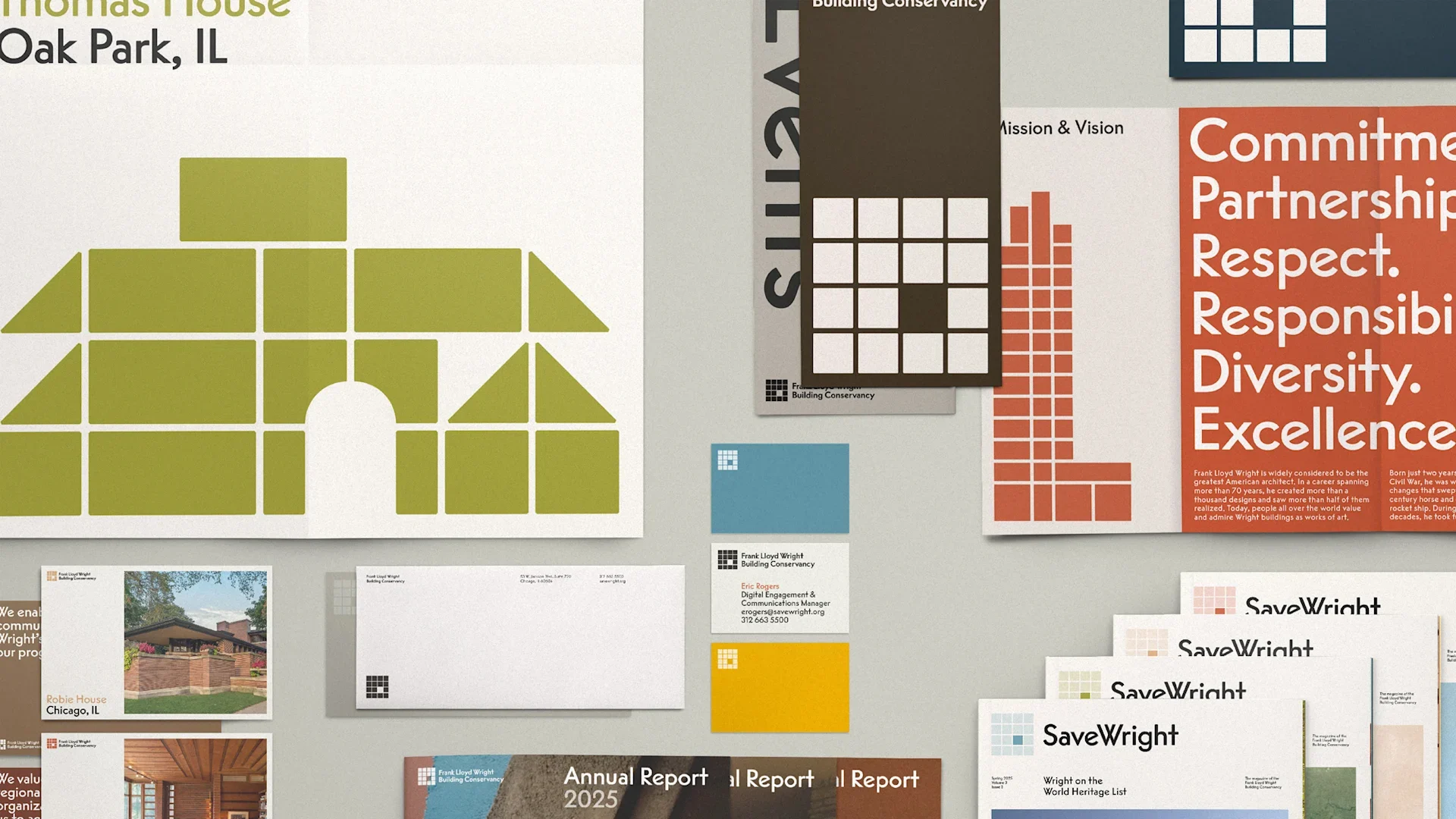 Can you figure out the hidden meaning of this Frank Lloyd Wright logo?