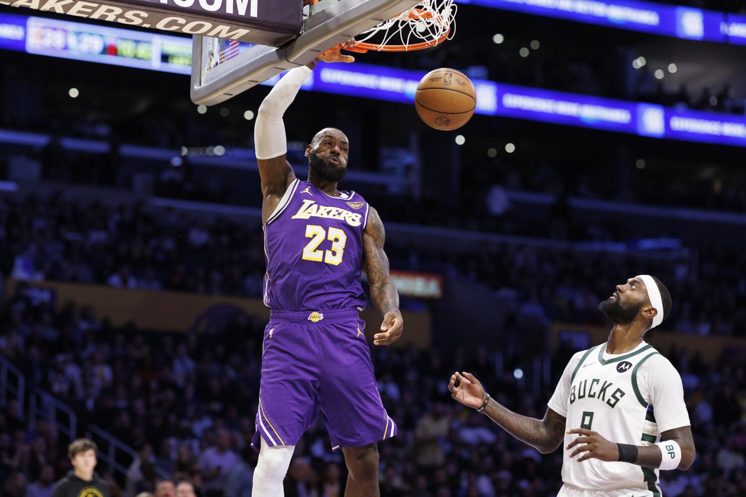 LeBron James downplays reported rift with Jeanie Buss: 'It's always ...