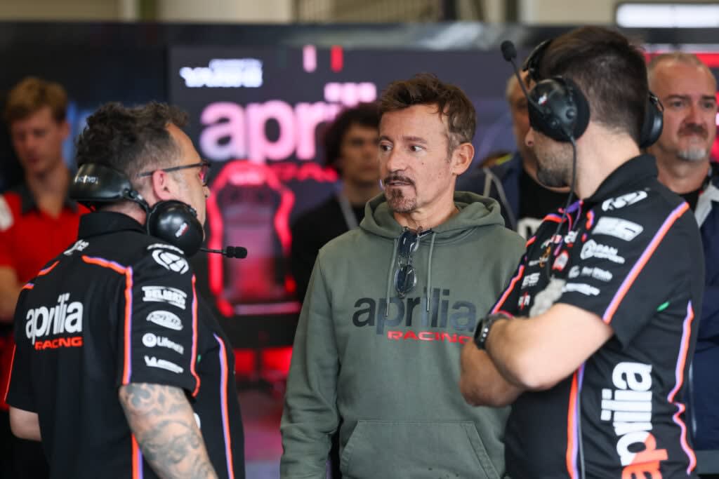 Aprilia ambassador Max Biaggi has already changed his mind about their ...
