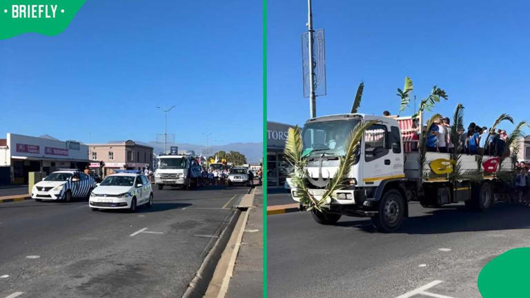 The girls definitely have more: School spirit taken to the streets ...