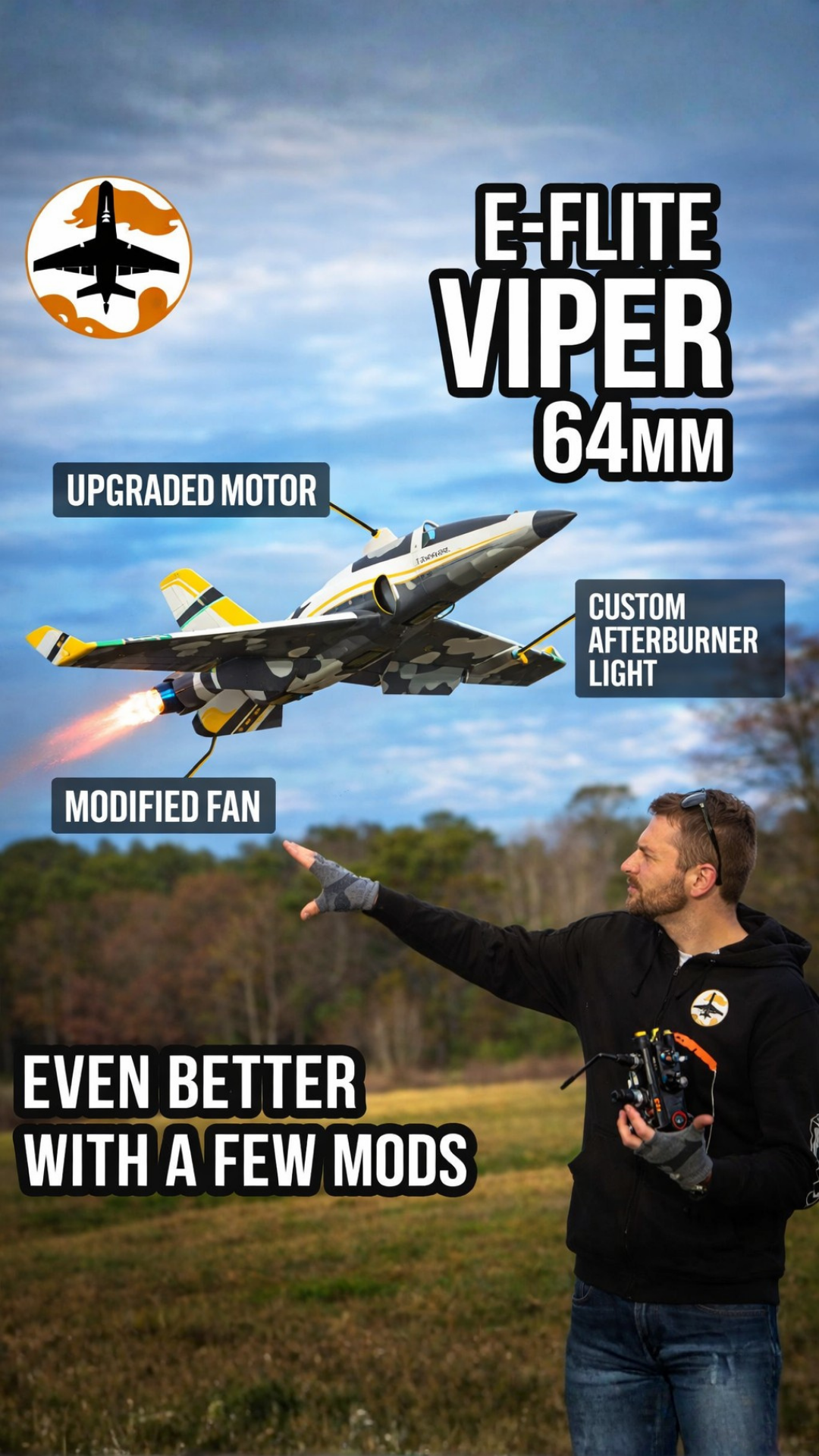 The lightest EDF jet ever? E-flite Viper 64mm review
