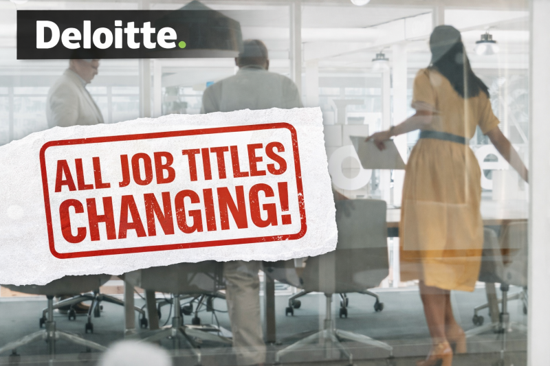 Deloitte set to rename jobs of 1.8 lakh employees as AI forces big ...