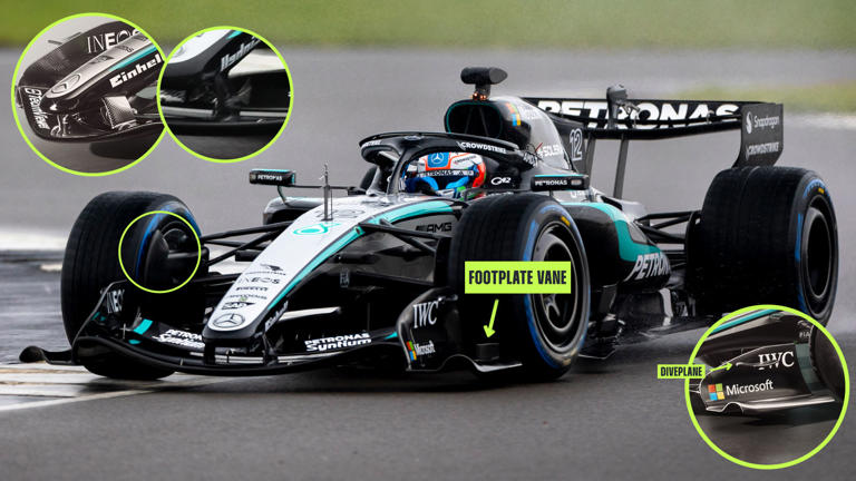Mercedes W17 reveal raises first technical puzzle of F1 2026