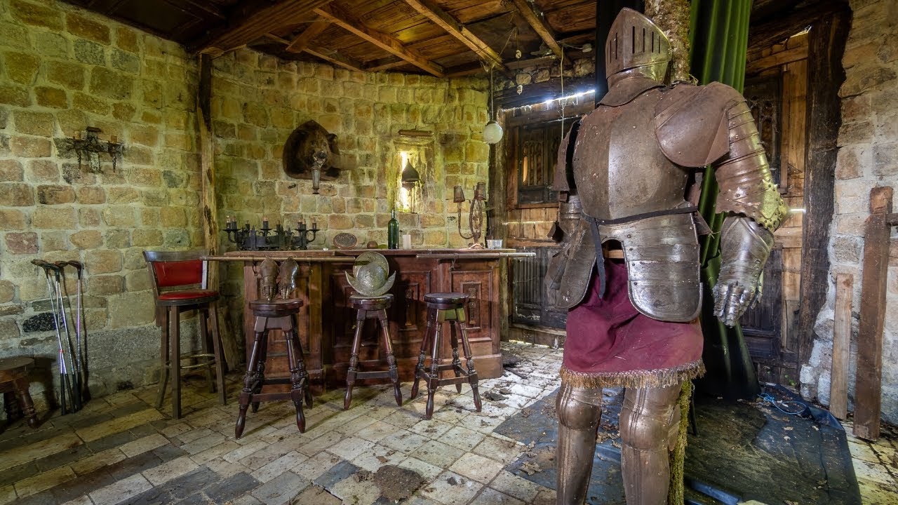 They left this 1600s mancave to rot… everything stayed behind