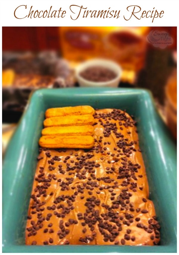 Chocolate tiramisu recipe