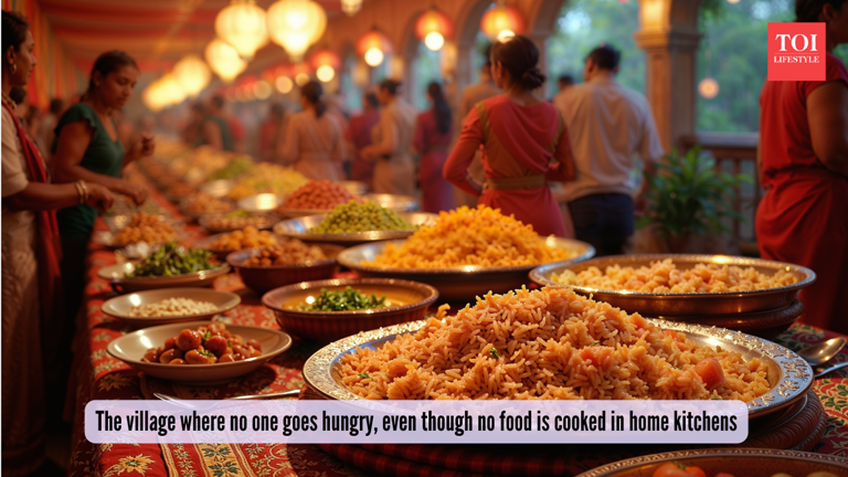 Inside a charming village where no one cooks - yet nobody goes hungry