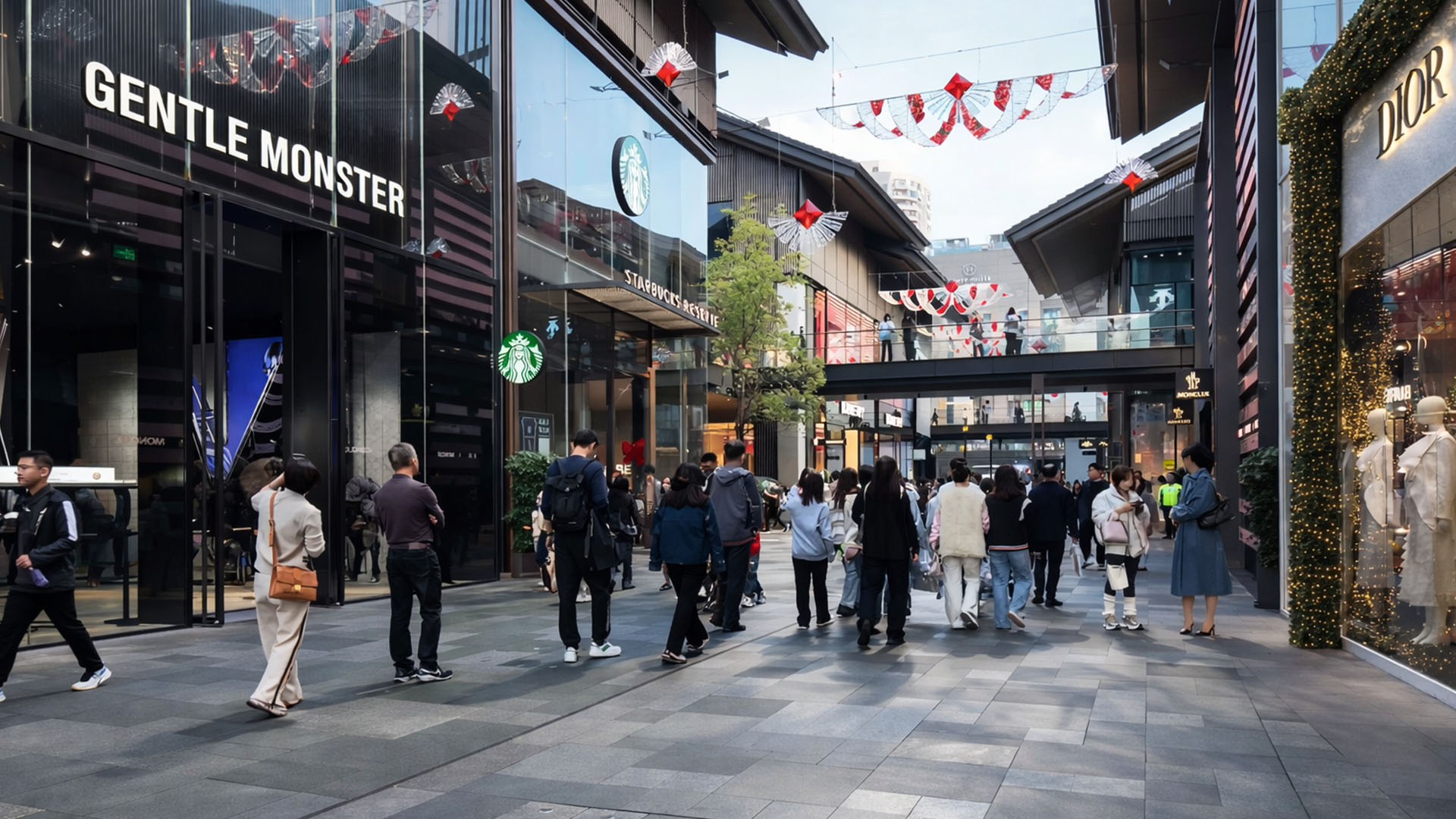 Chengdu fashion street: Internationaal en exclusief