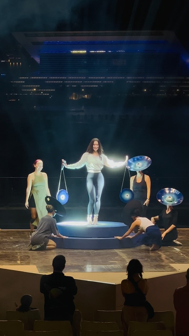 Throwback to when I was rehearsing for my first live stage performance ...