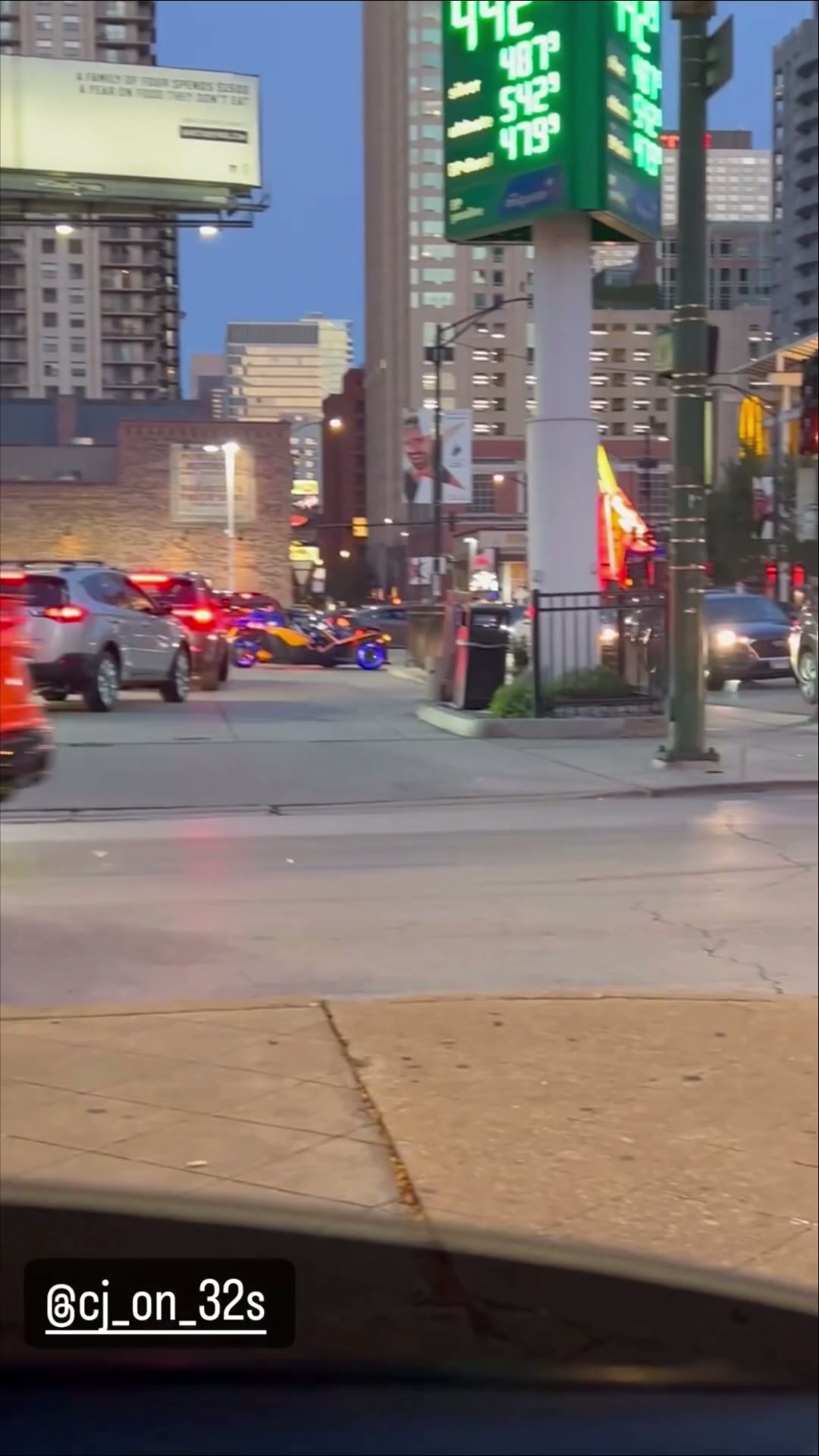 CJon32s Back To back in his Lamborghinis