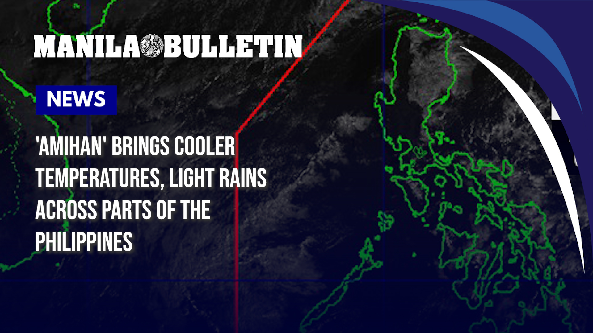 'Amihan' brings cooler temperatures, light rains across parts of the ...
