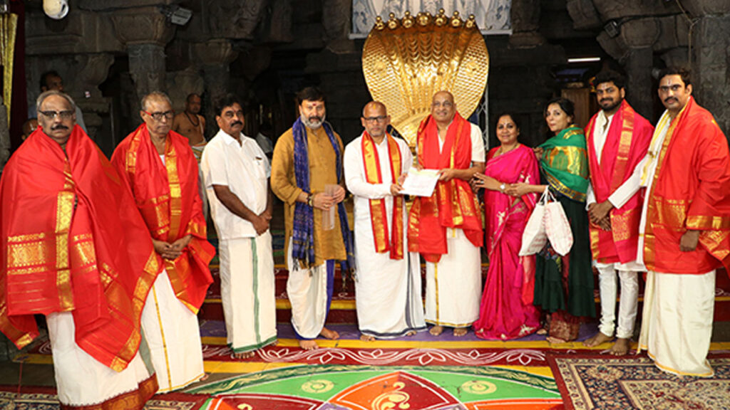 TTD donation | టీటీడీకి హైదరాబాద్‌ సంస్థ రూ.2.50 కోట్లు విరాళం