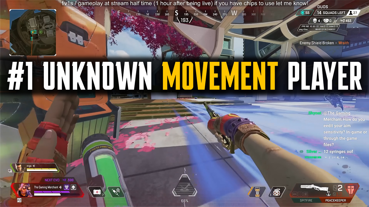 Apex Legends spectator view of an unknown movement beast