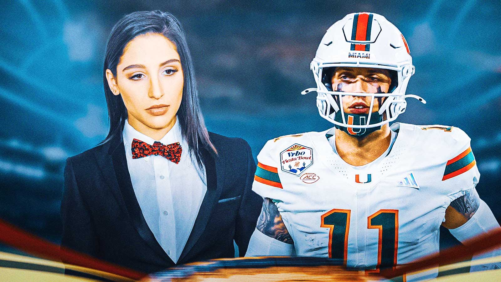 Abella Danger praises Carson Beck following viral National Championship ...