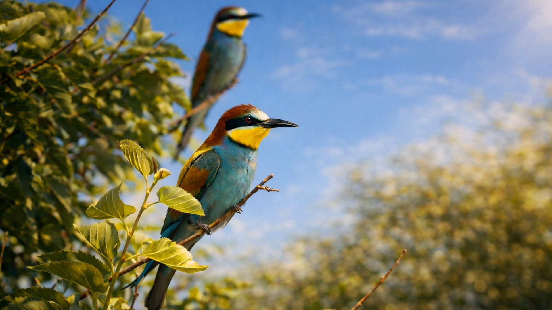 How I film bee eaters without disturbing them