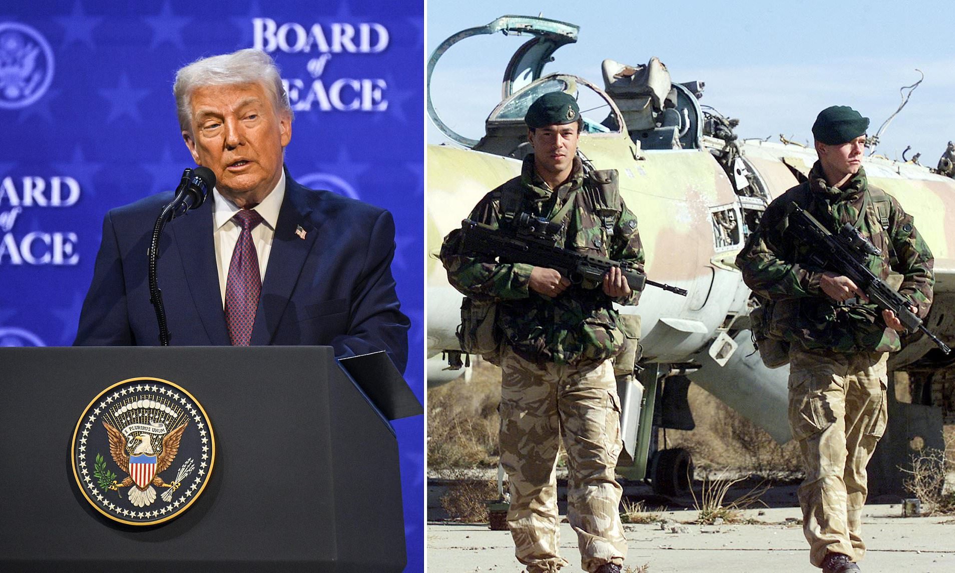 Veterans attack Trump for 'disgraceful' claim UK troops 'stayed off the ...