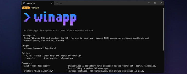 WinApp: nuova CLI di Microsoft che semplifica lo sviluppo di ...