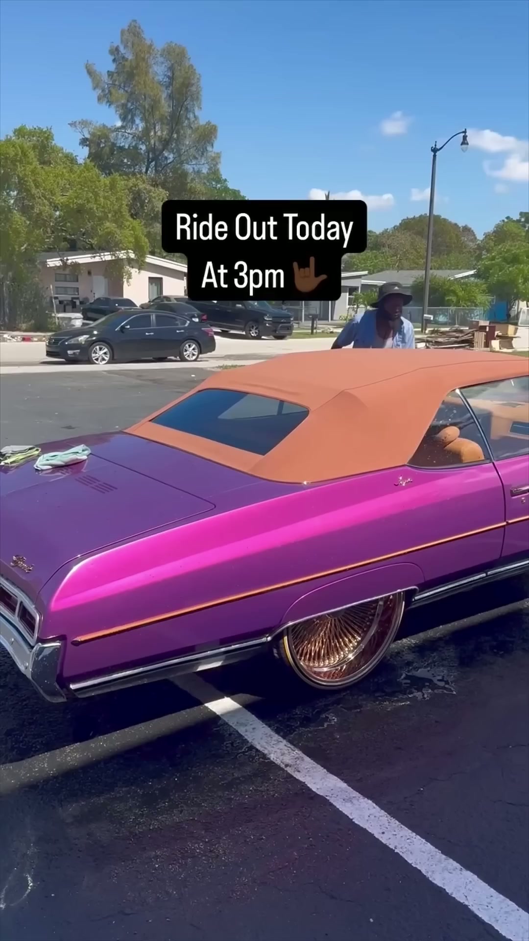 Pompano ride-out today at 3pm