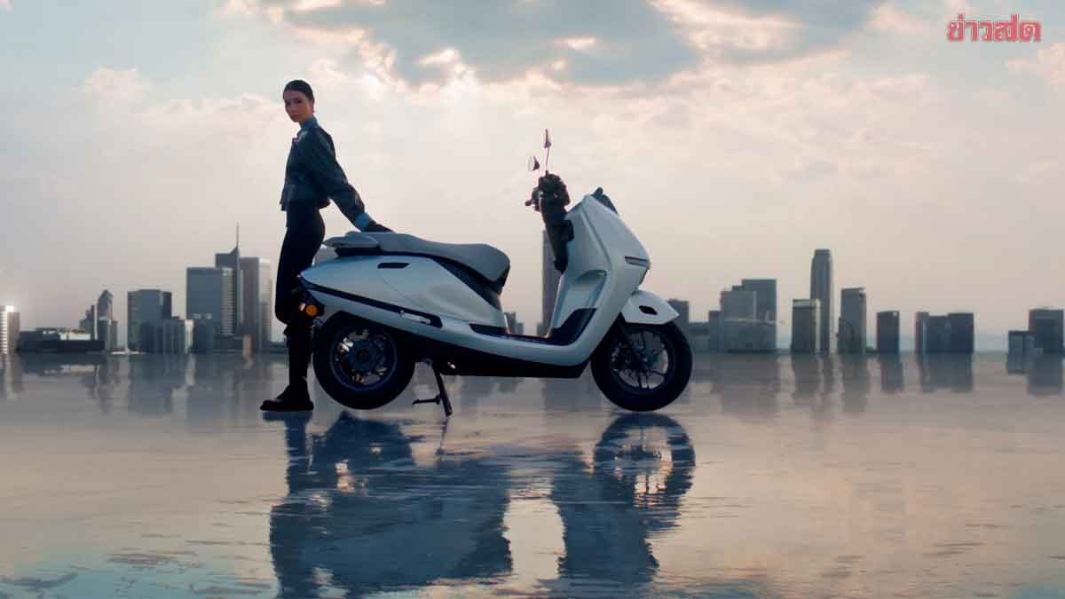 ฮอนด้าเปิดตัว มอเตอร์ไซค์อีวี Honda UC3 แบตฯในตัว วิ่งไกล 122 กม.