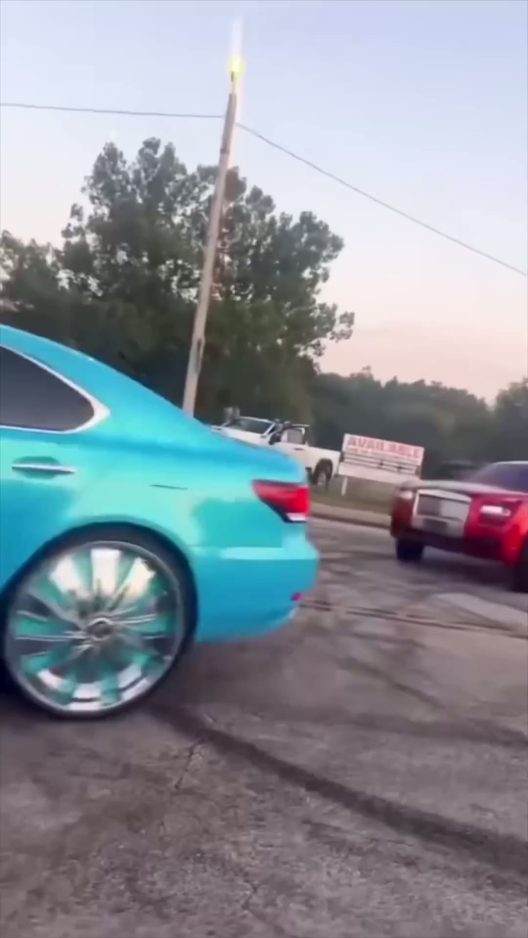 Lexus LS on 28’s Rolls-Royce Ghost on 28’s and Aston Martin on 24’s Swervin