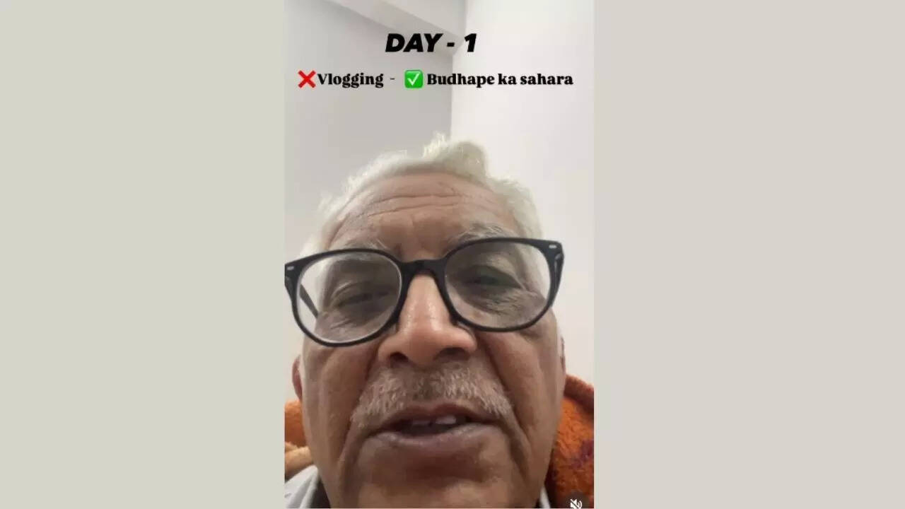 70-year-old Vinod Kumar Sharma’s debut vlog goes viral, winning hearts ...