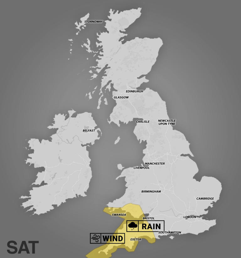 Storm Ingrid to bring heavy rain and winds to UK