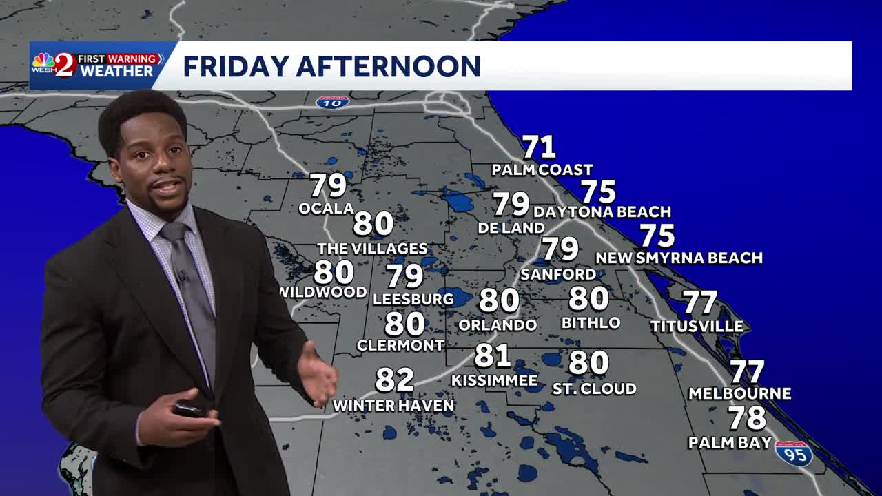Near-record heat in Central Florida before cold front brings chill ...