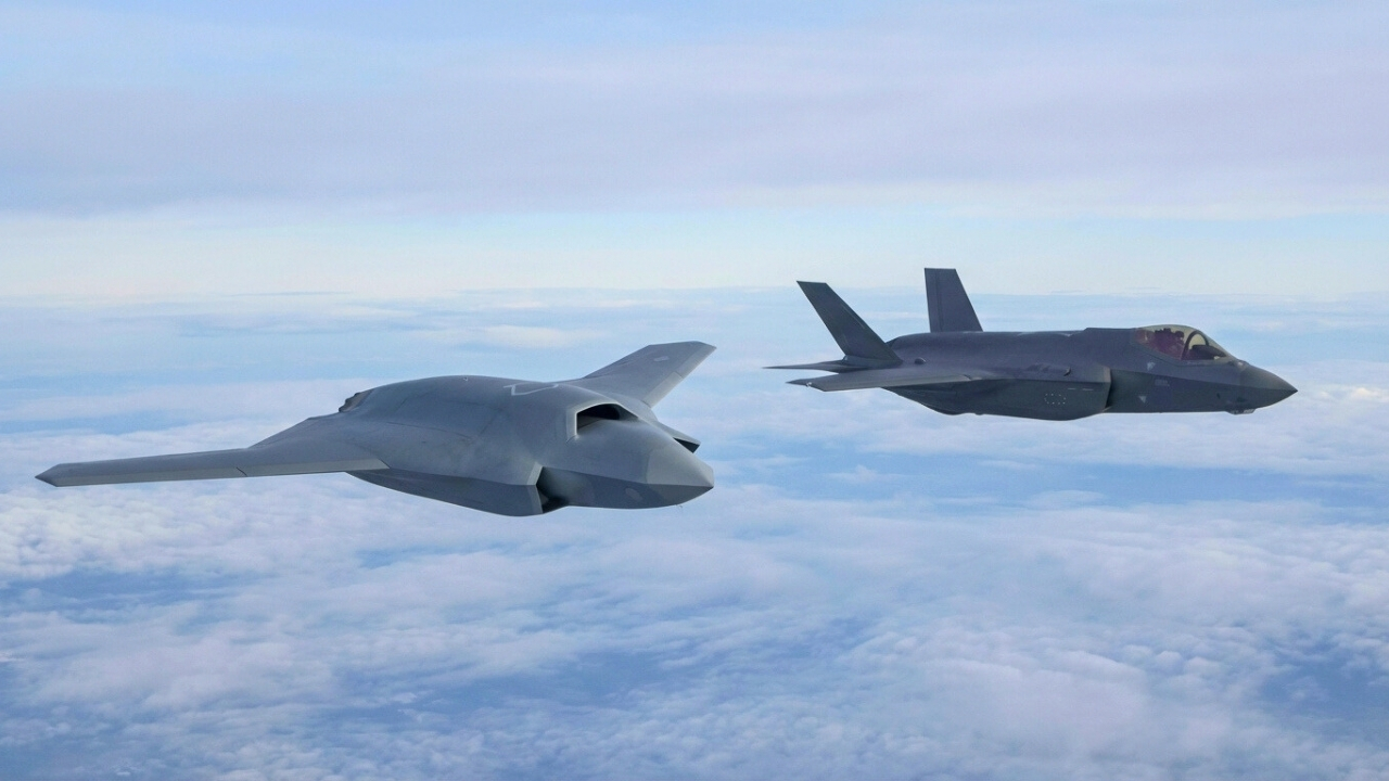 A new stealth drone built to fly alongside the F-35